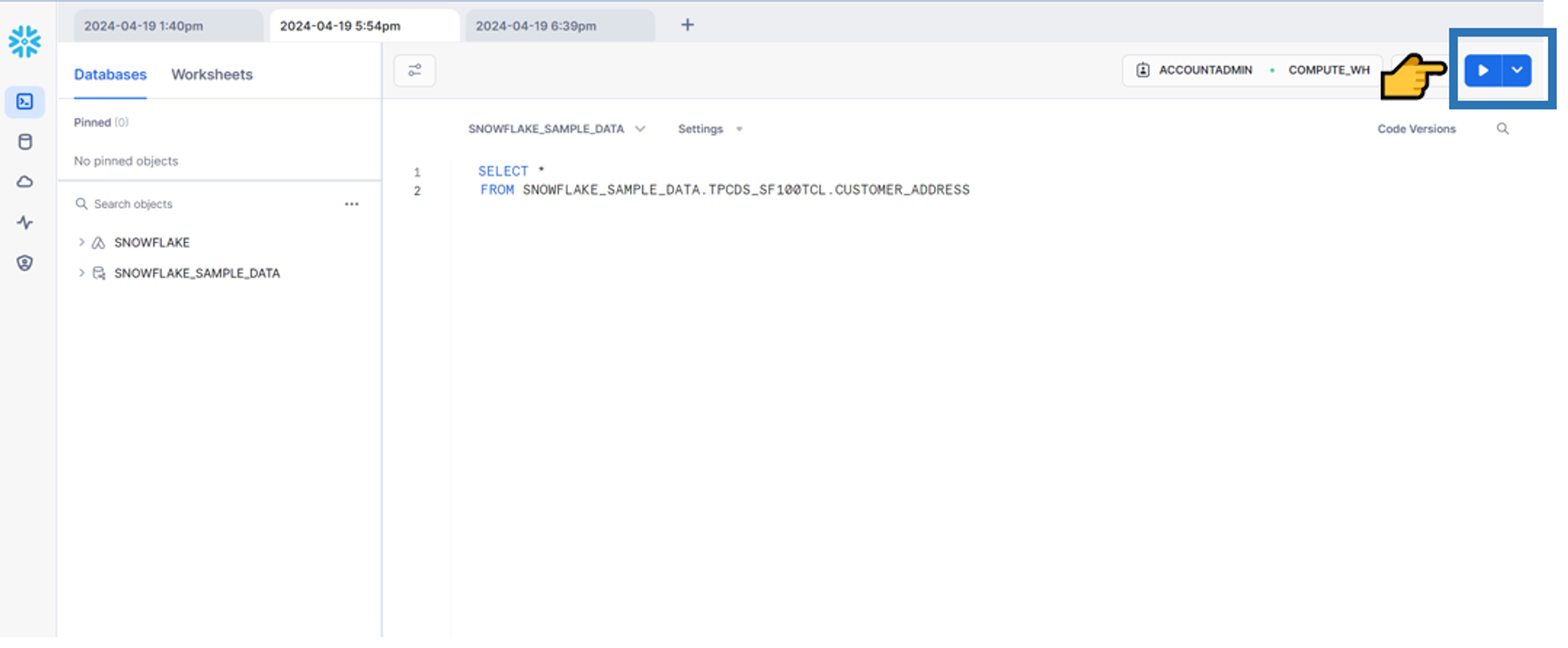 【Snowflake】初心者向け│SnowflakeでSQLを実行する方法 - DX-Accelerator データ人材常駐支援サービス | UNCOVER TRUTH