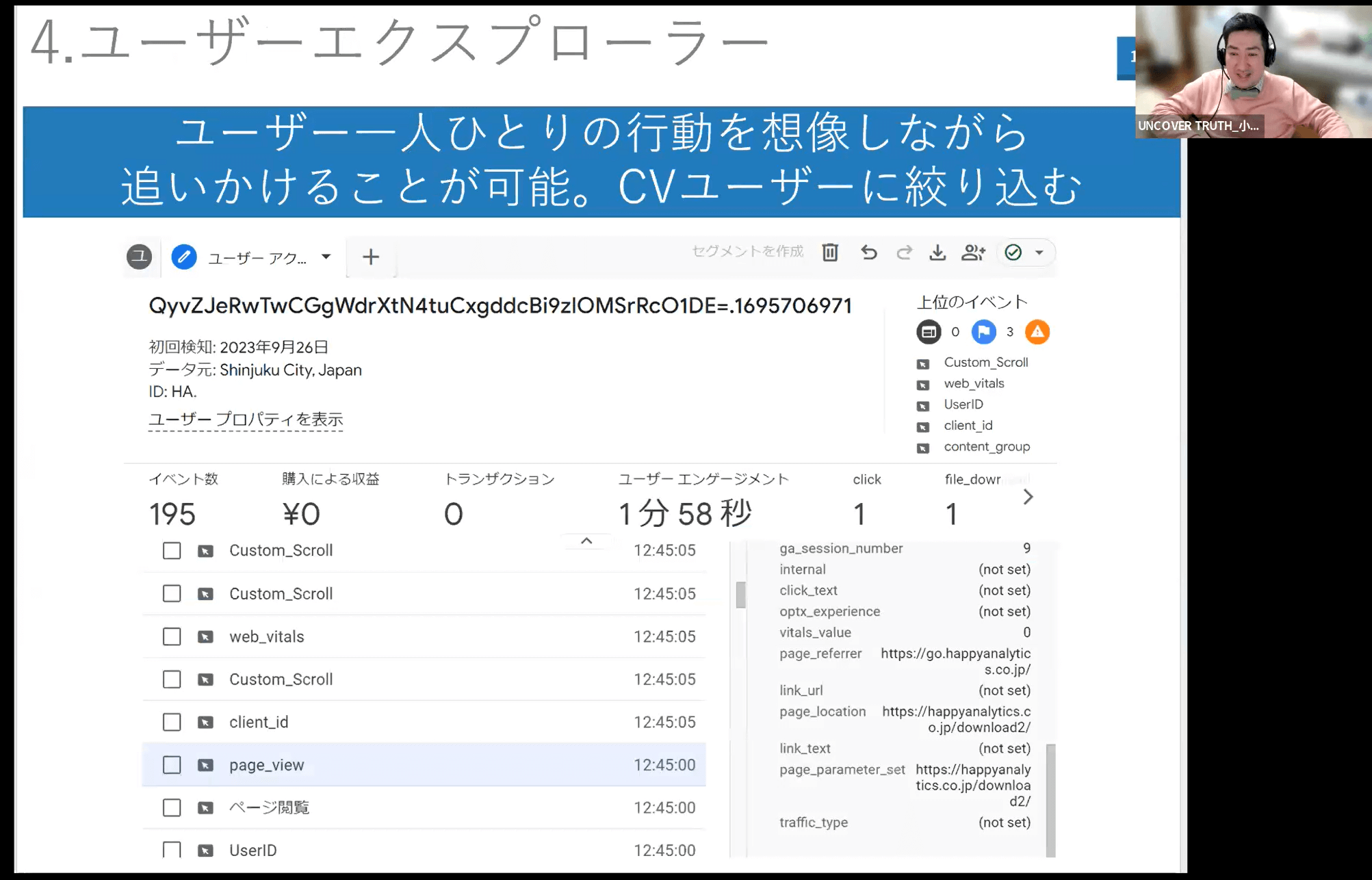 小川卓が解説！サイト改善のためのGA4活用。顧客の興味関心を捉えて効果を上げる次世代のUX改善手法とは？｜セミナーレポート | UNCOVER TRUTH